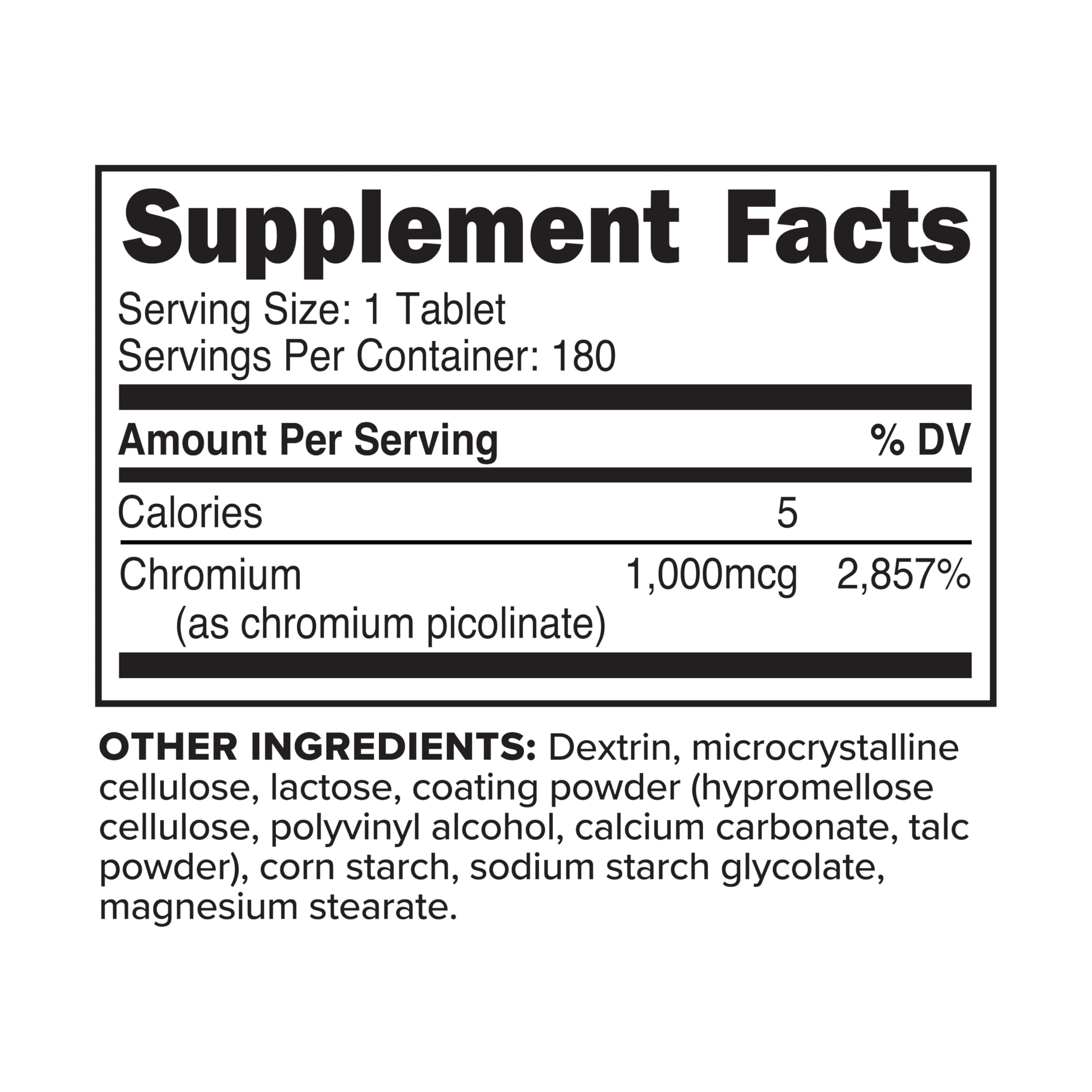 High-quality chromium picolinate formula