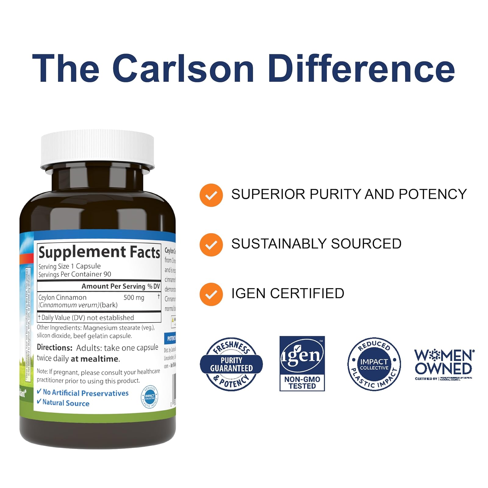 High-quality cinnamon supplement benefits