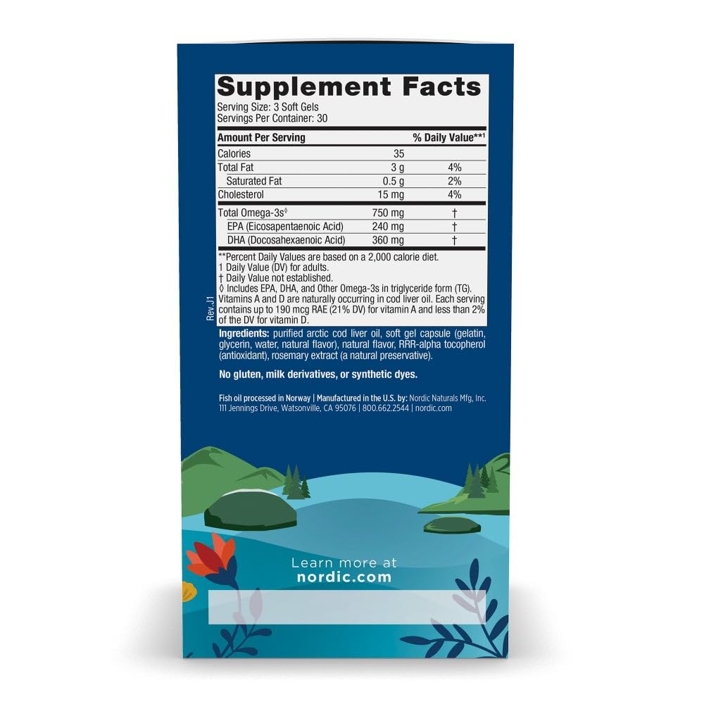 high-quality cod liver oil softgels