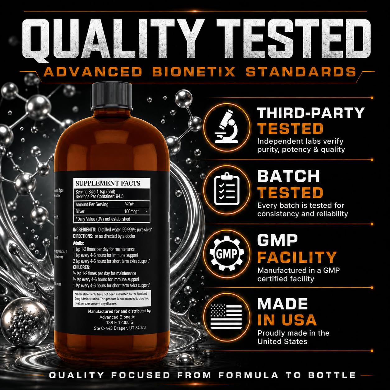 high-quality colloidal silver hydrosol