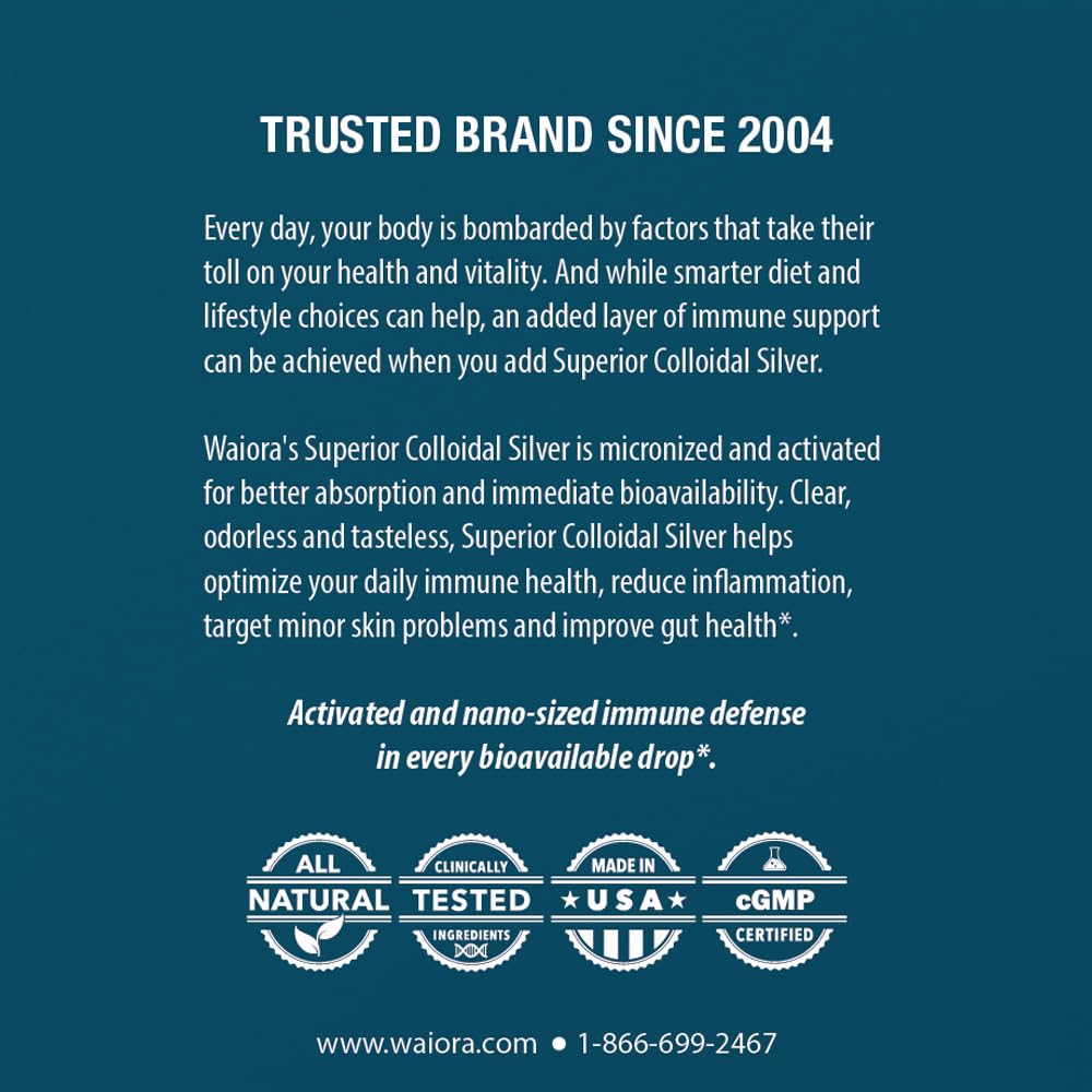 High quality colloidal silver supplement