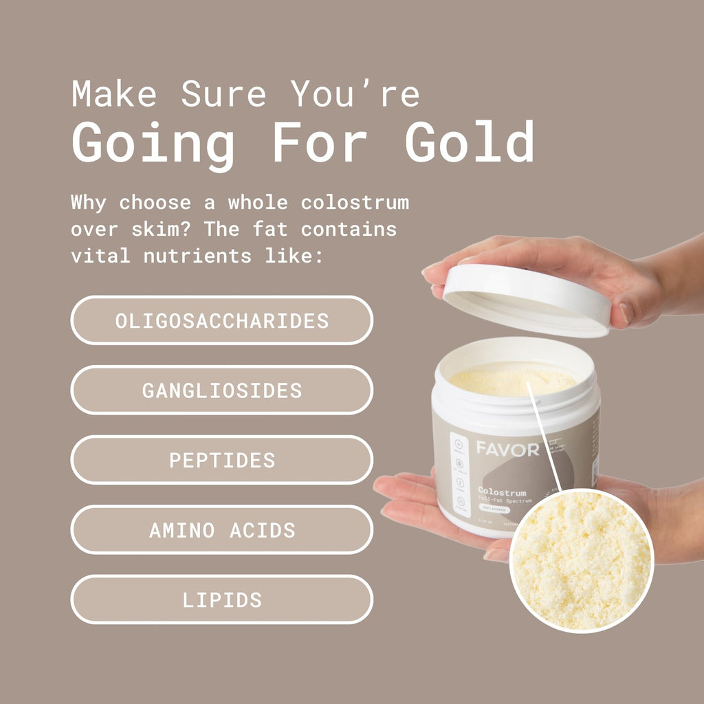 High-quality colostrum for active lifestyles
