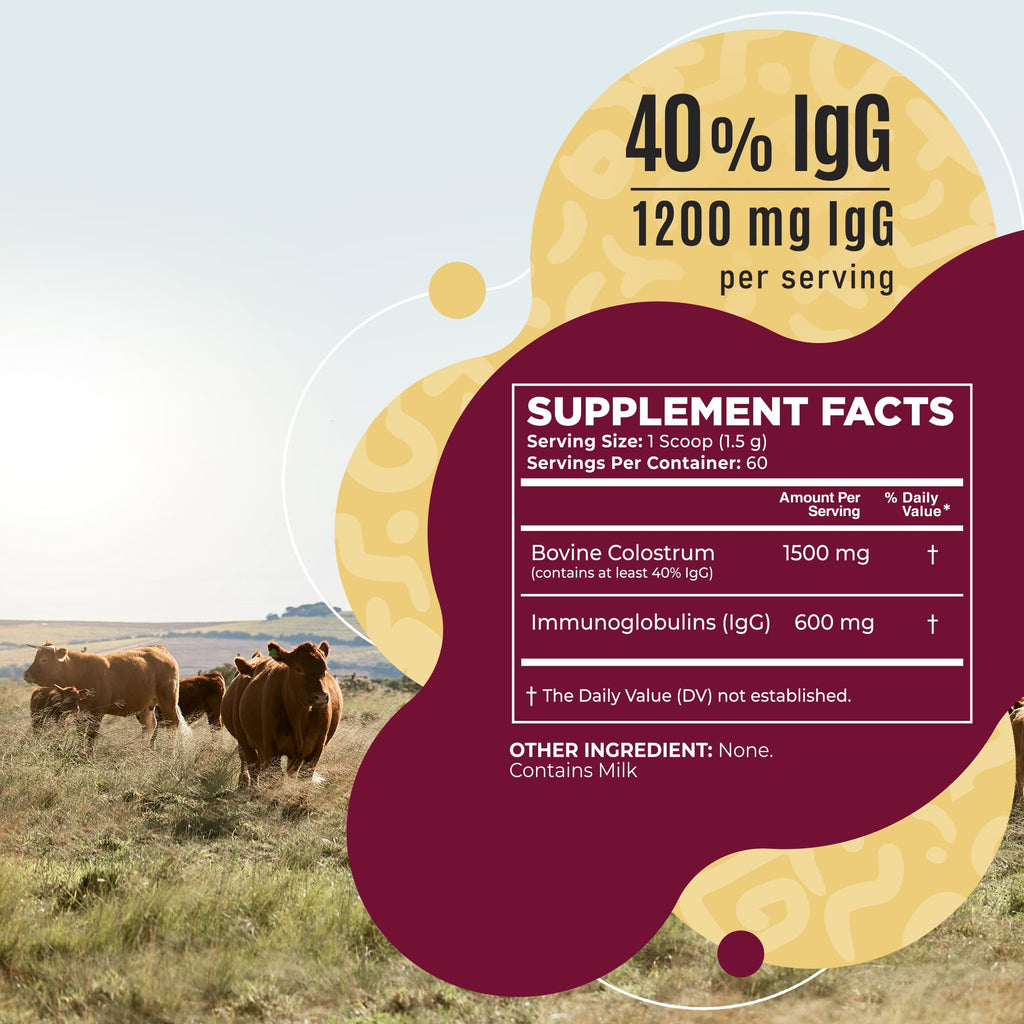 high-quality colostrum for gut health