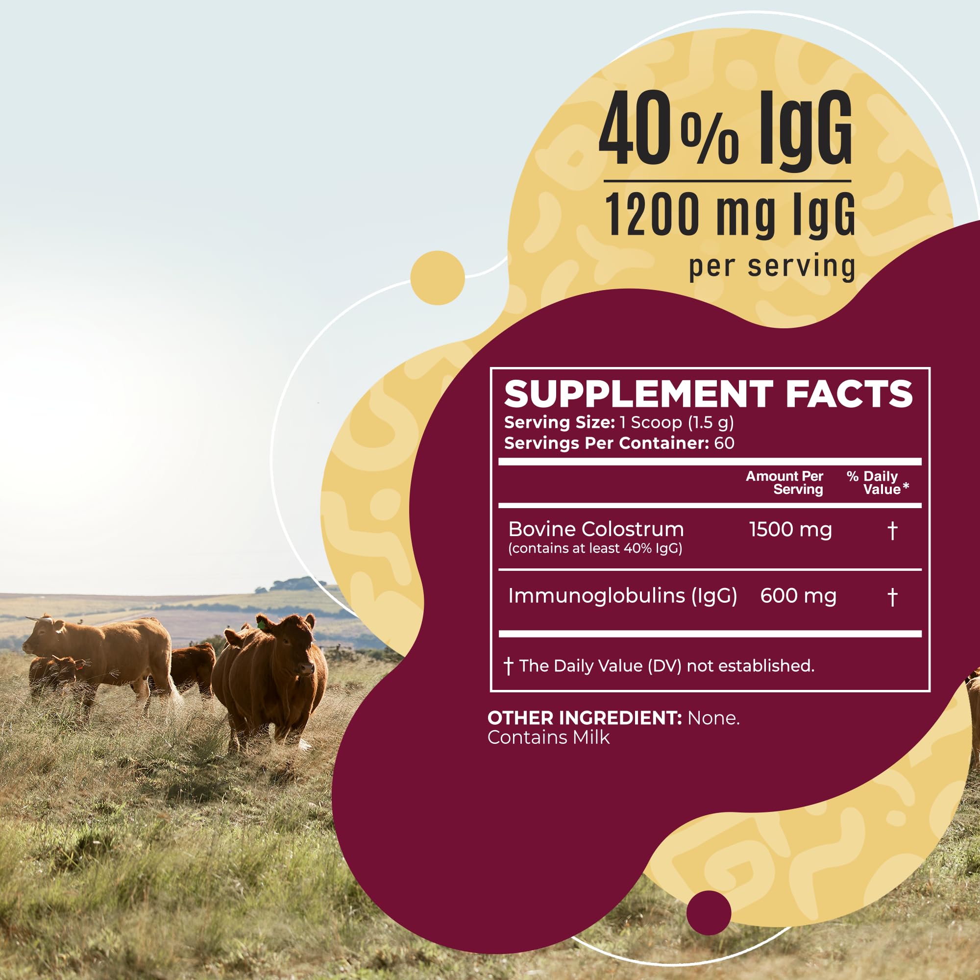 high-quality colostrum for gut health