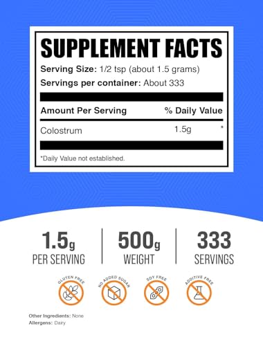 High quality colostrum for wellness