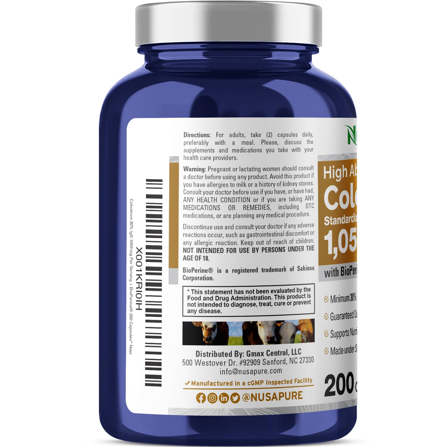 high-quality colostrum multivitamin capsules