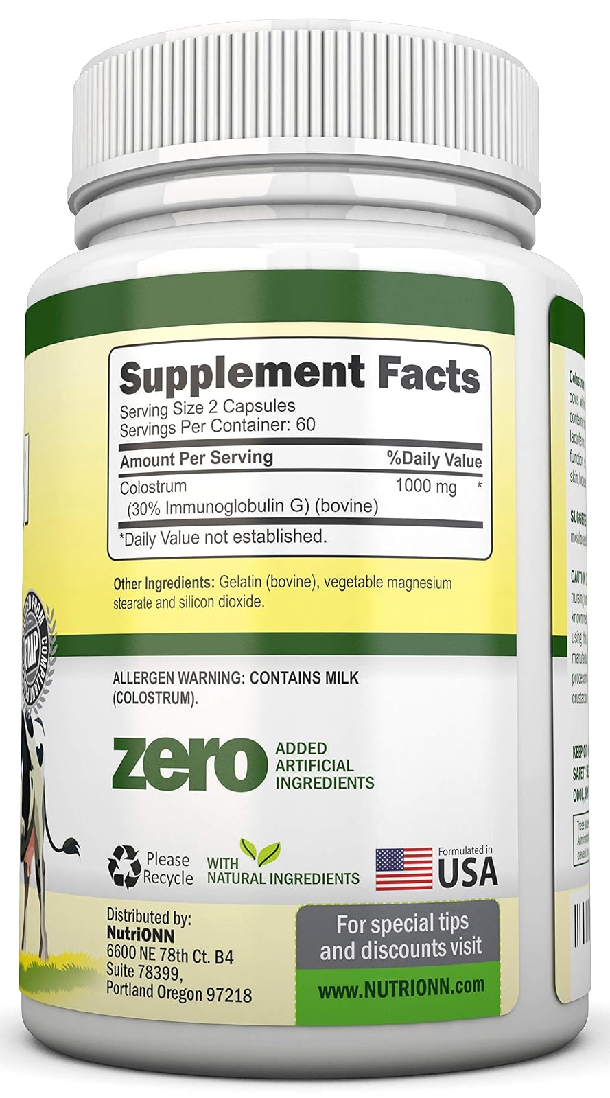 high-quality colostrum multivitamin capsules