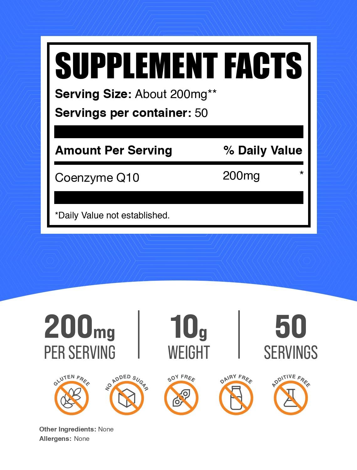high quality coq10 supplement powder