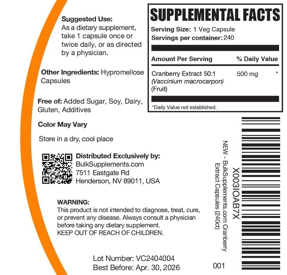high-quality cranberry extract for antioxidants