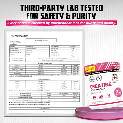 high-quality creatine for athletic women