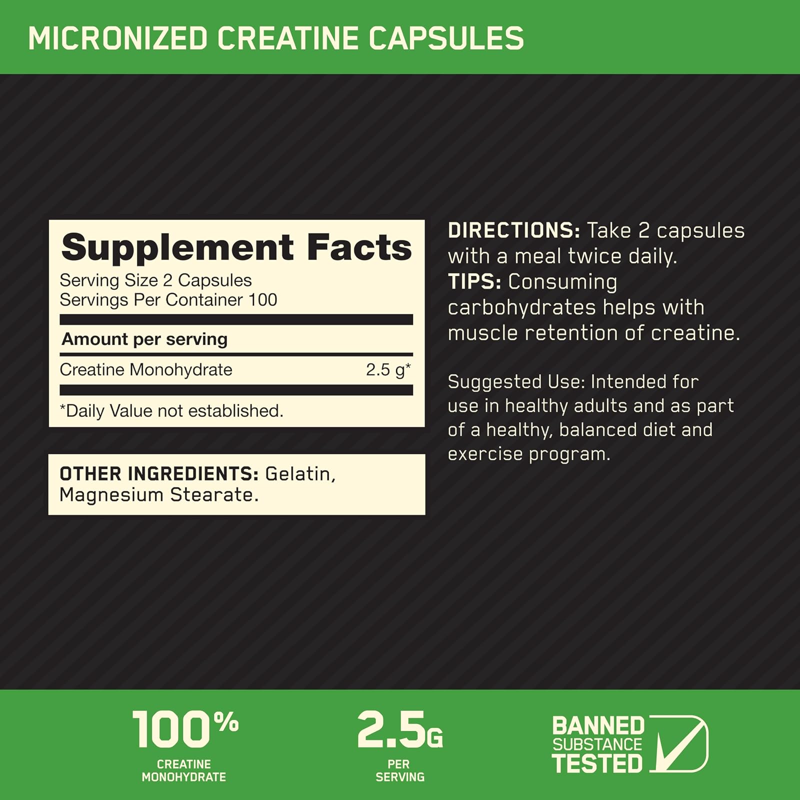high-quality creatine for muscle gain