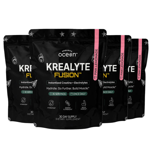 Organics Krealyte Fusion - Creatine Monohydrate Powder - 120 Servings