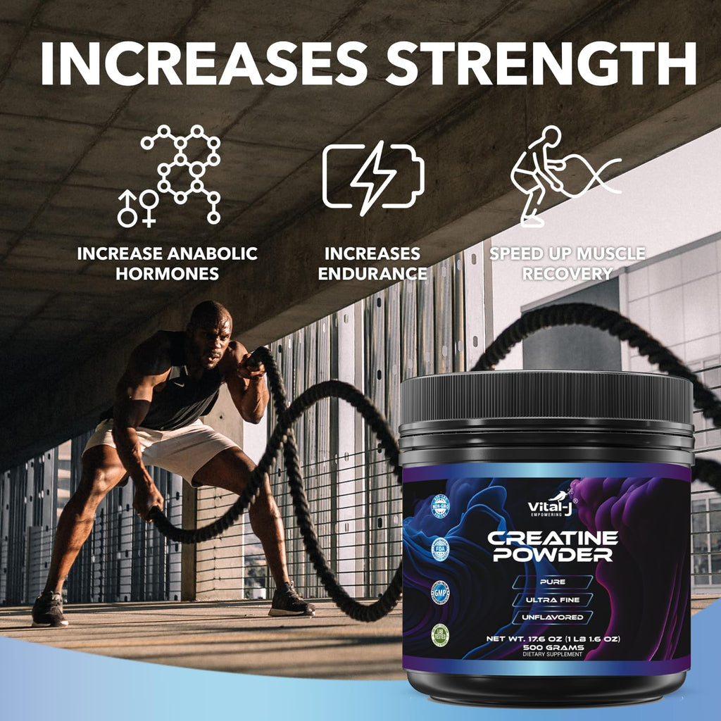 High-quality creatine monohydrate supplement