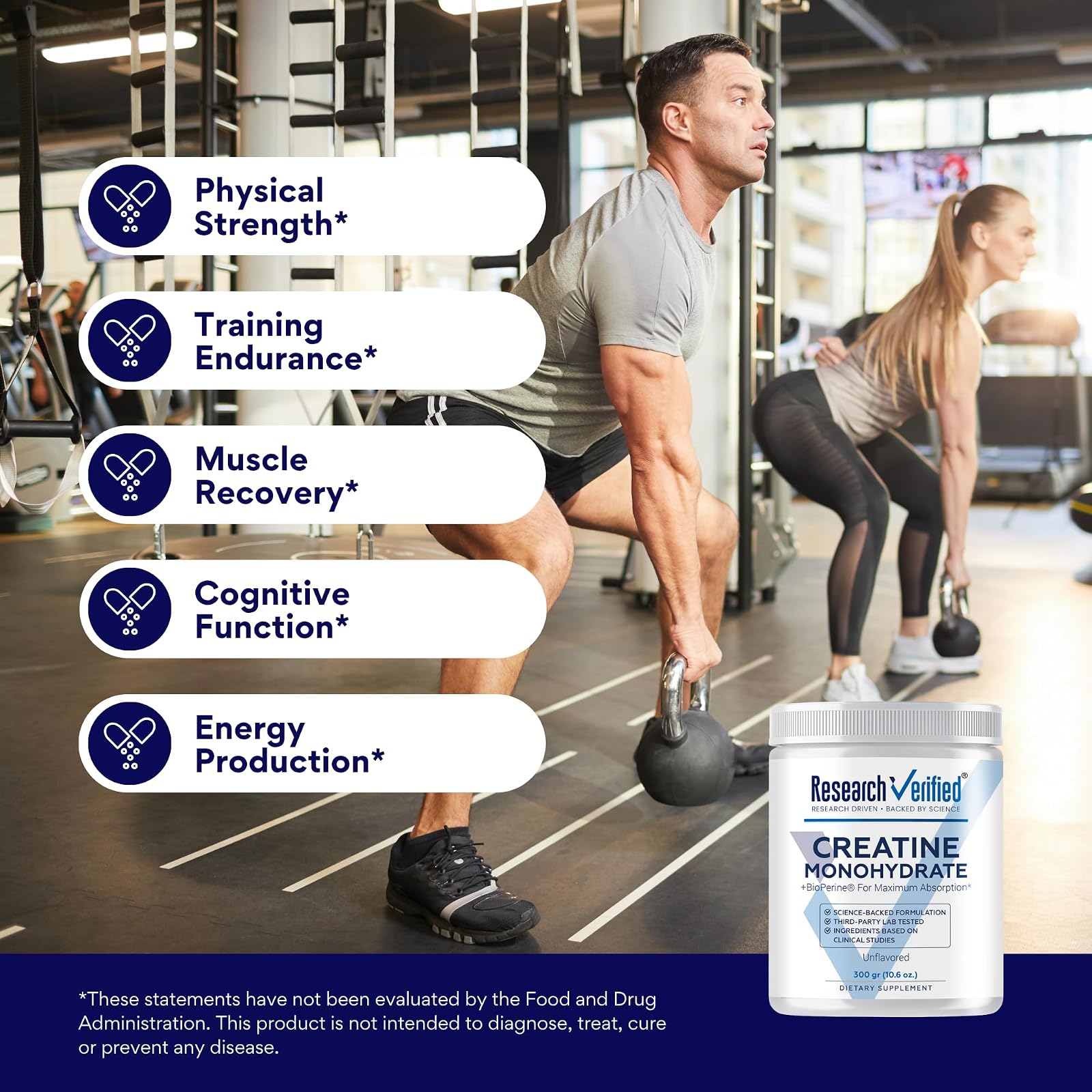 high-quality creatine monohydrate supplement