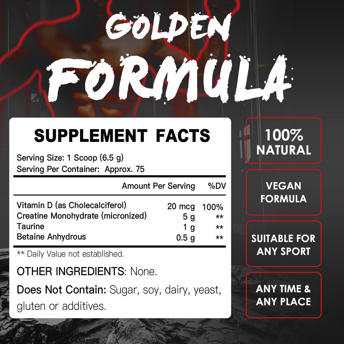 high-quality creatine monohydrate supplement