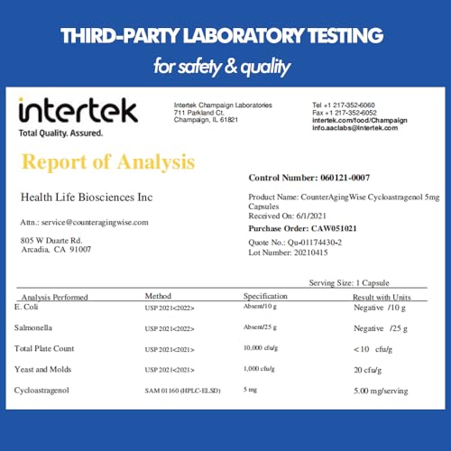 High-quality Cycloastragenol supplement