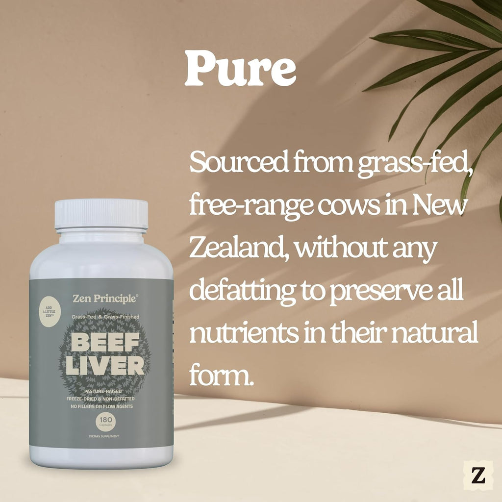 high-quality desiccated beef liver supplement