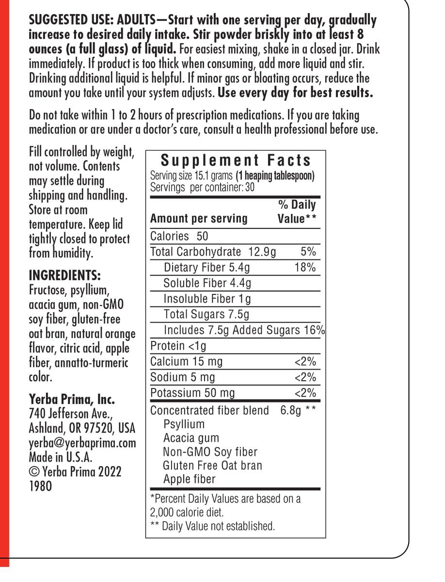 High-quality dietary fiber 2 pack