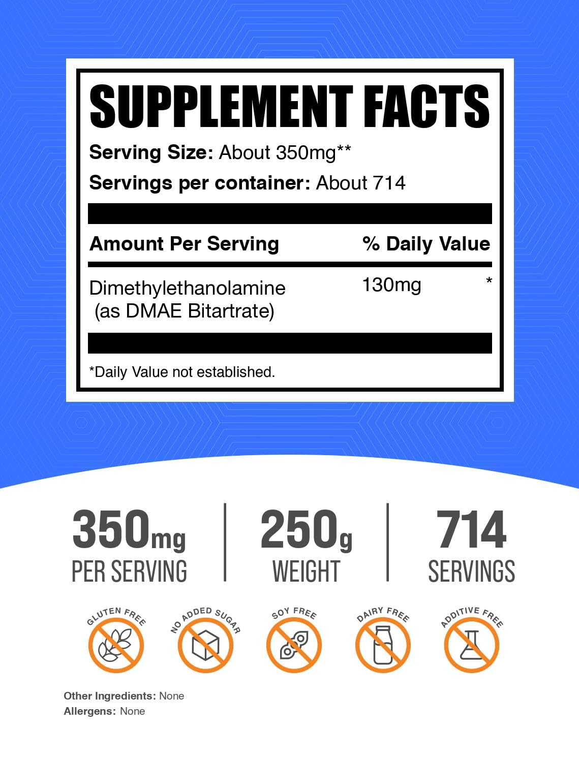 High-quality DMAE Bitartrate supplement for focus