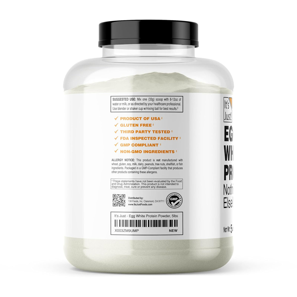 high-quality egg white protein supplement