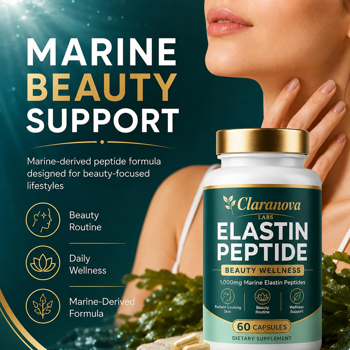 high-quality elastin peptides supplement