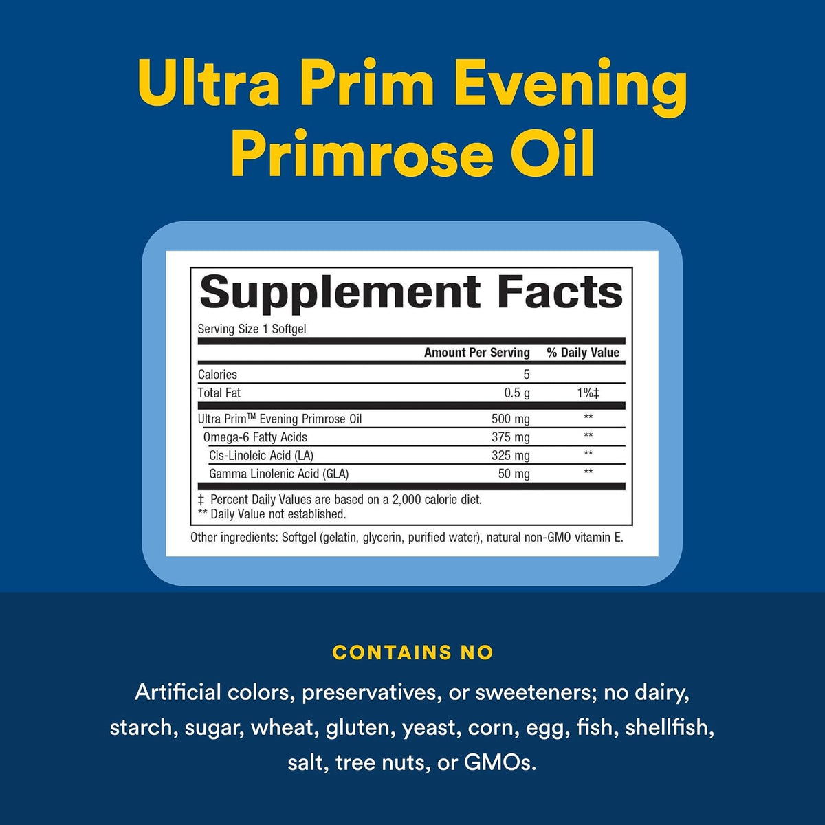 high quality evening primrose supplement