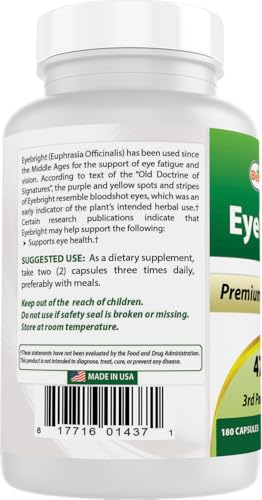 high-quality eyebright for optimal health