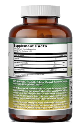 High-quality fenugreek supplement