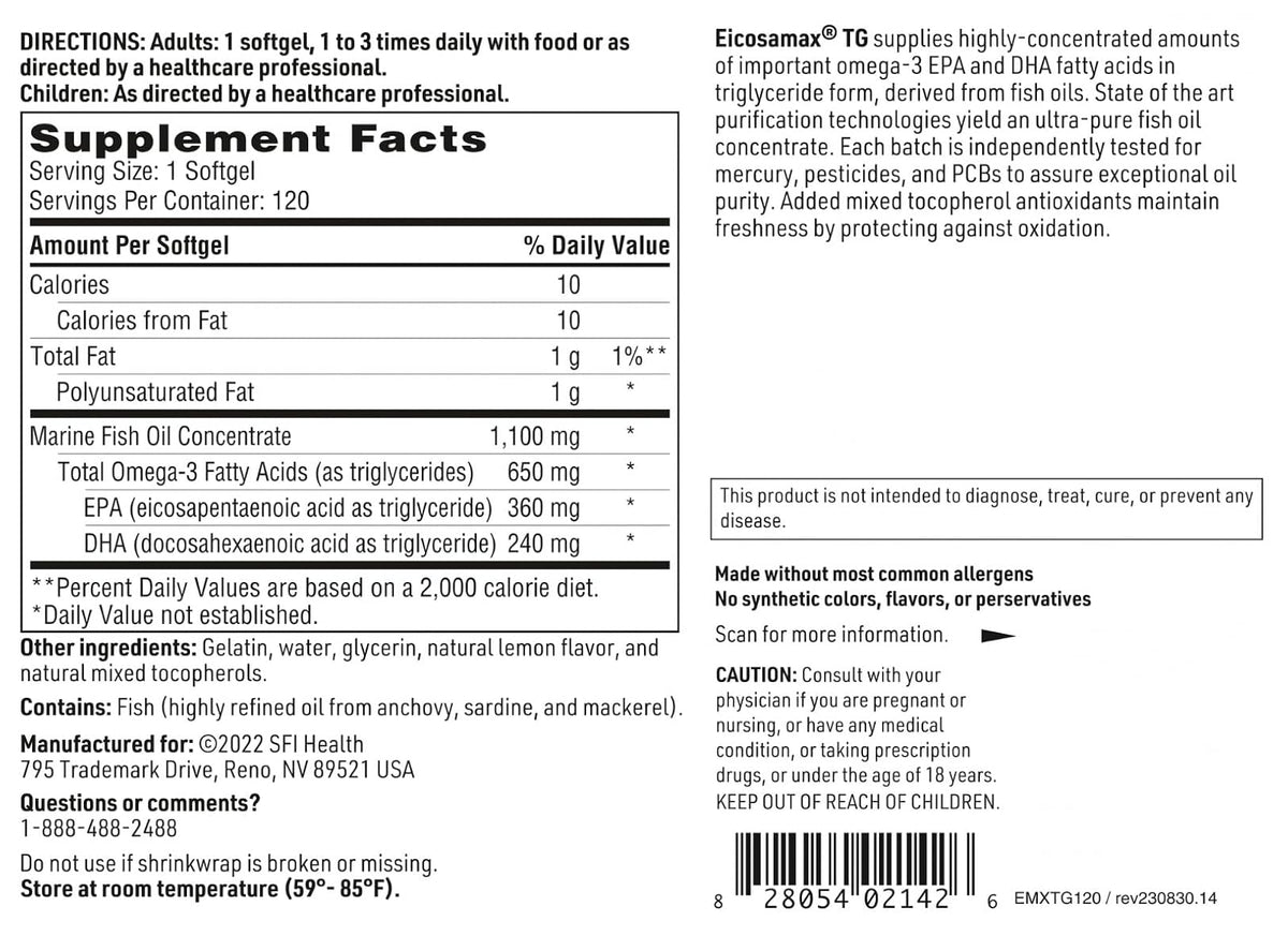 High-quality fish oil omega 3