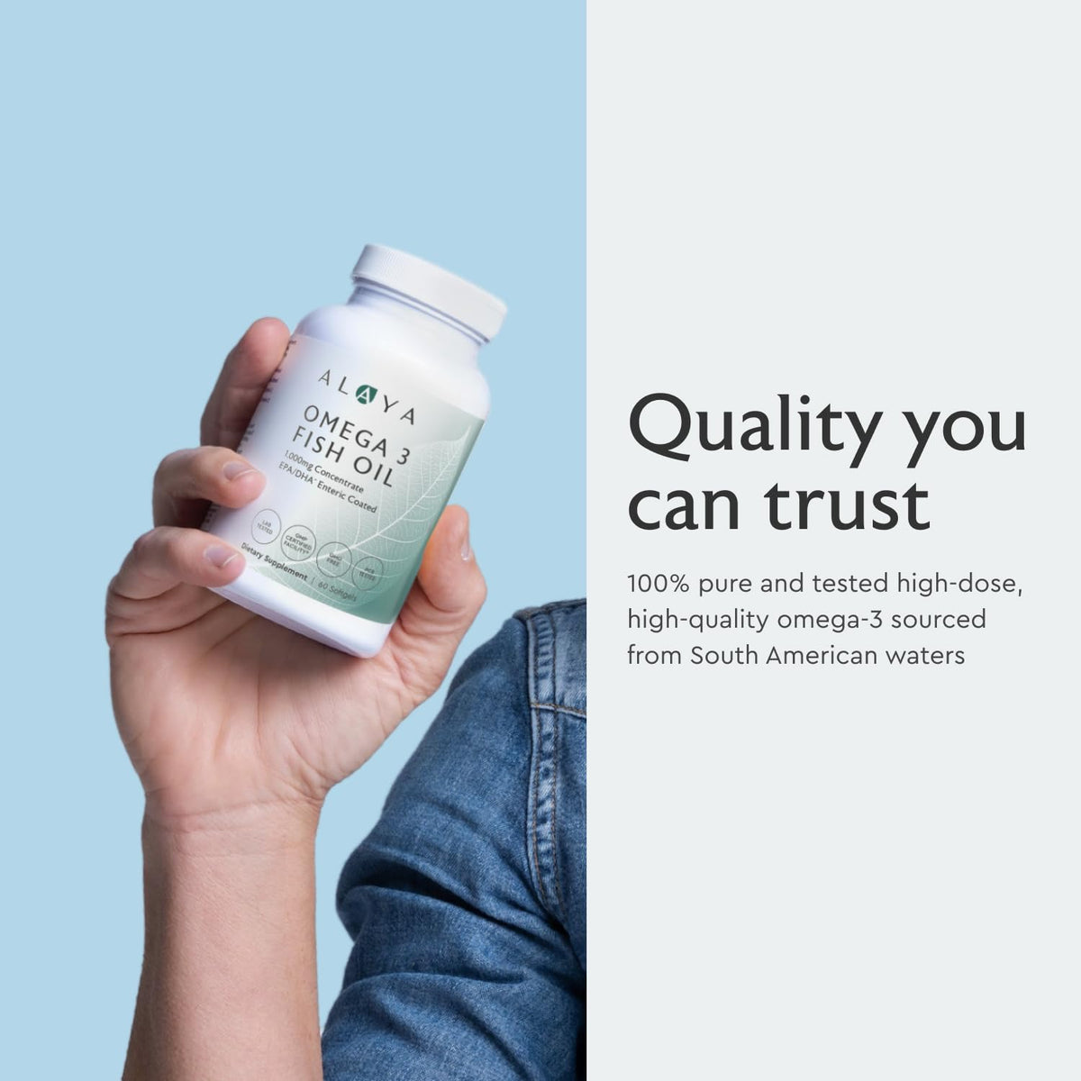 High quality fish oil supplement