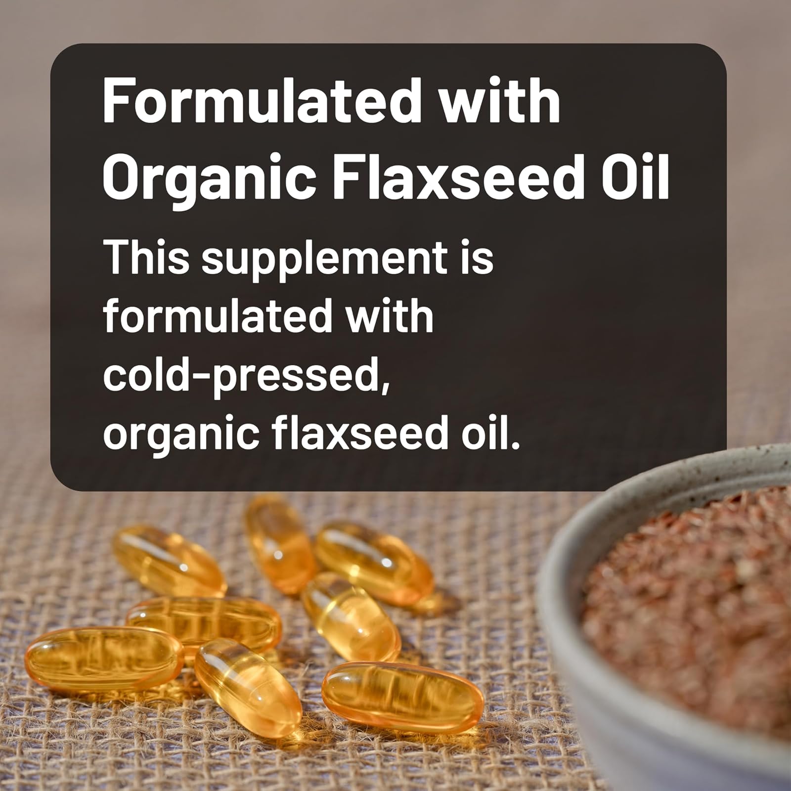 high-quality flaxseed oil capsules