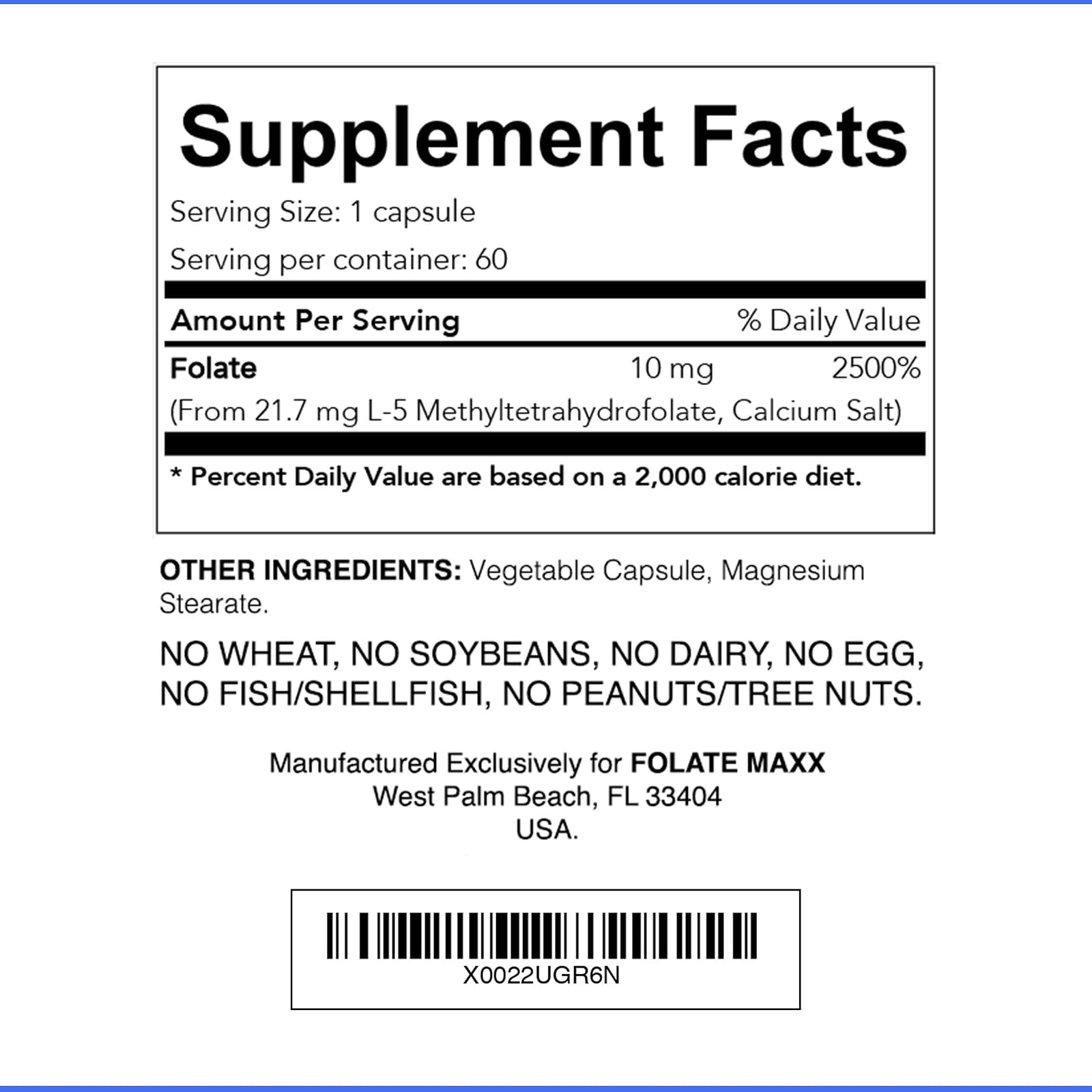 High-quality folate & folic acid source
