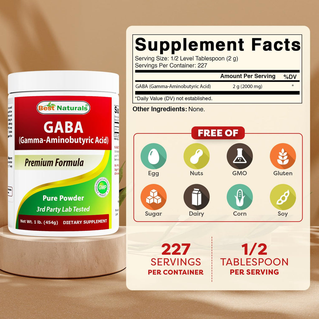 high quality gaba supplement for stress relief