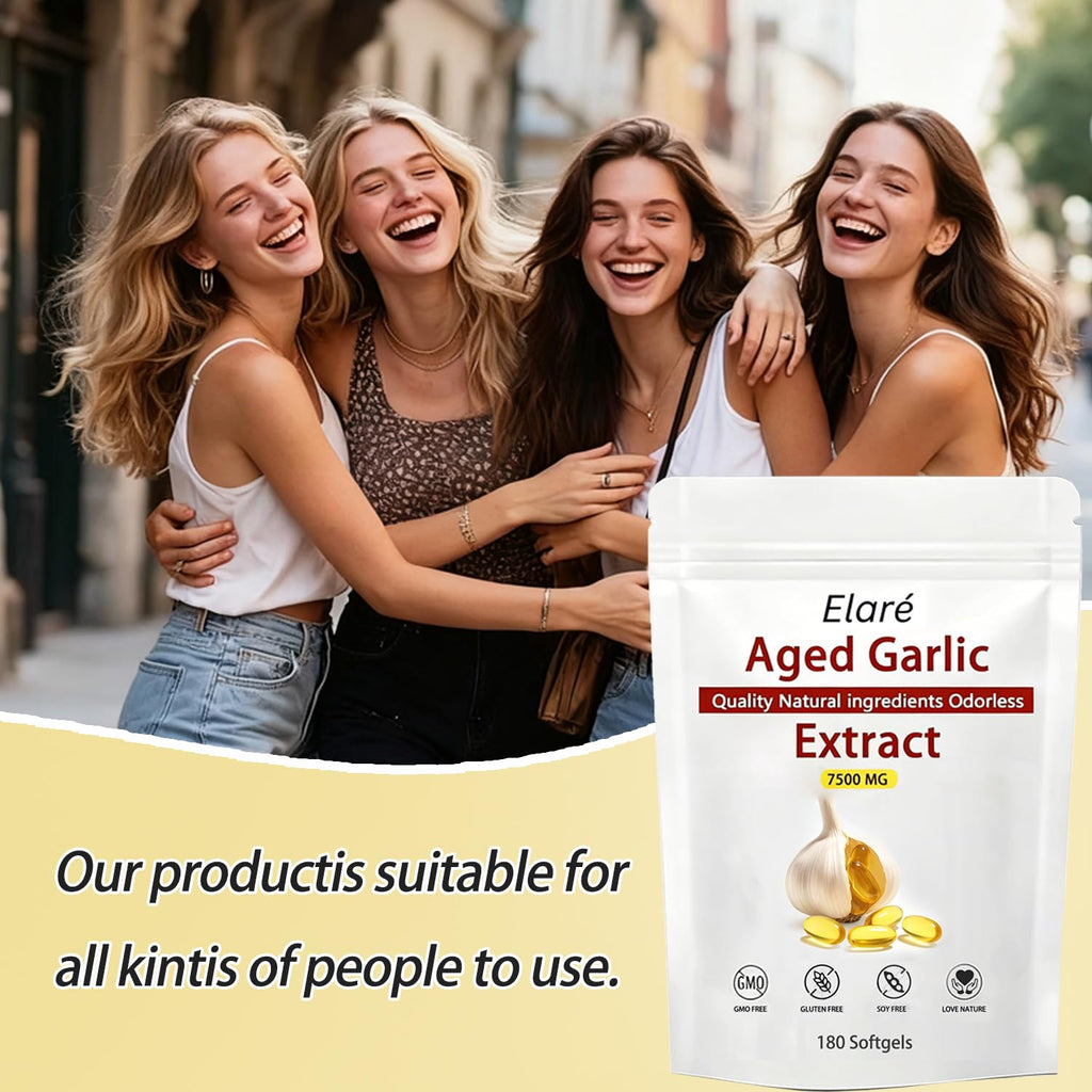 High-quality garlic supplement capsules