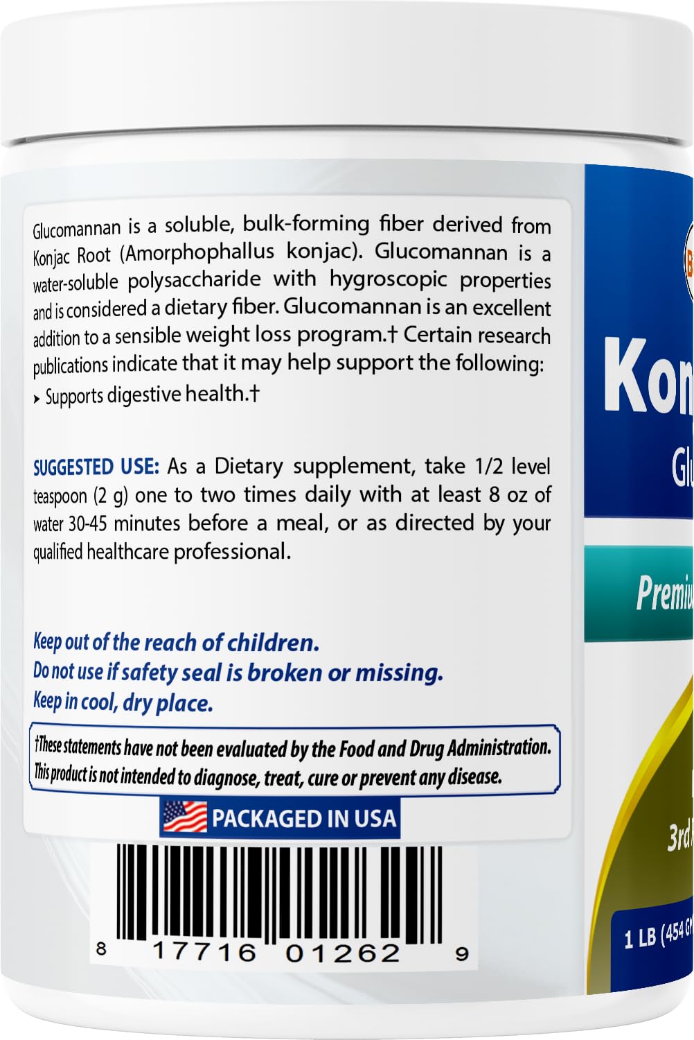 High-quality glucomannan for gut support