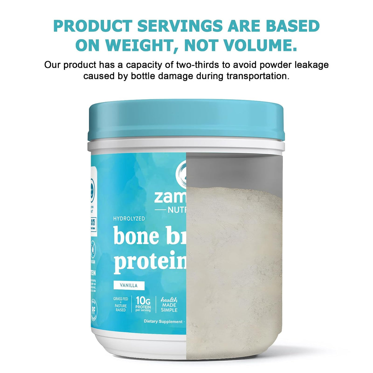 High-quality grass fed collagen powder