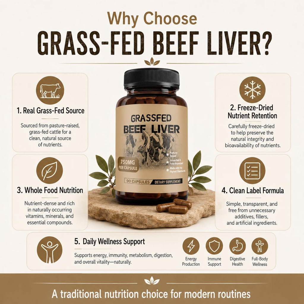 high-quality grass fed liver extract