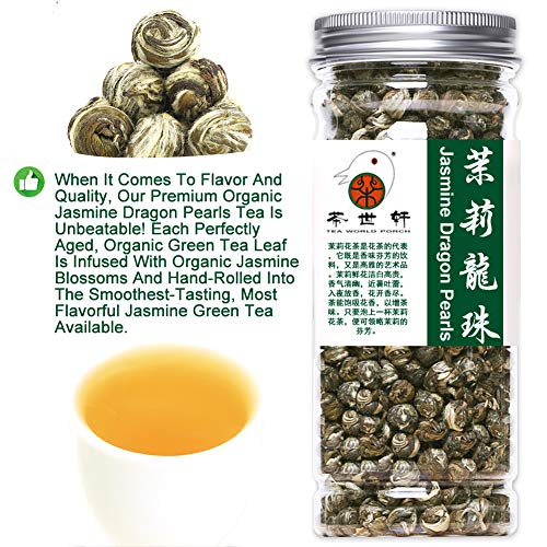 high-quality green tea leaves