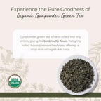 high-quality gunpowder green tea