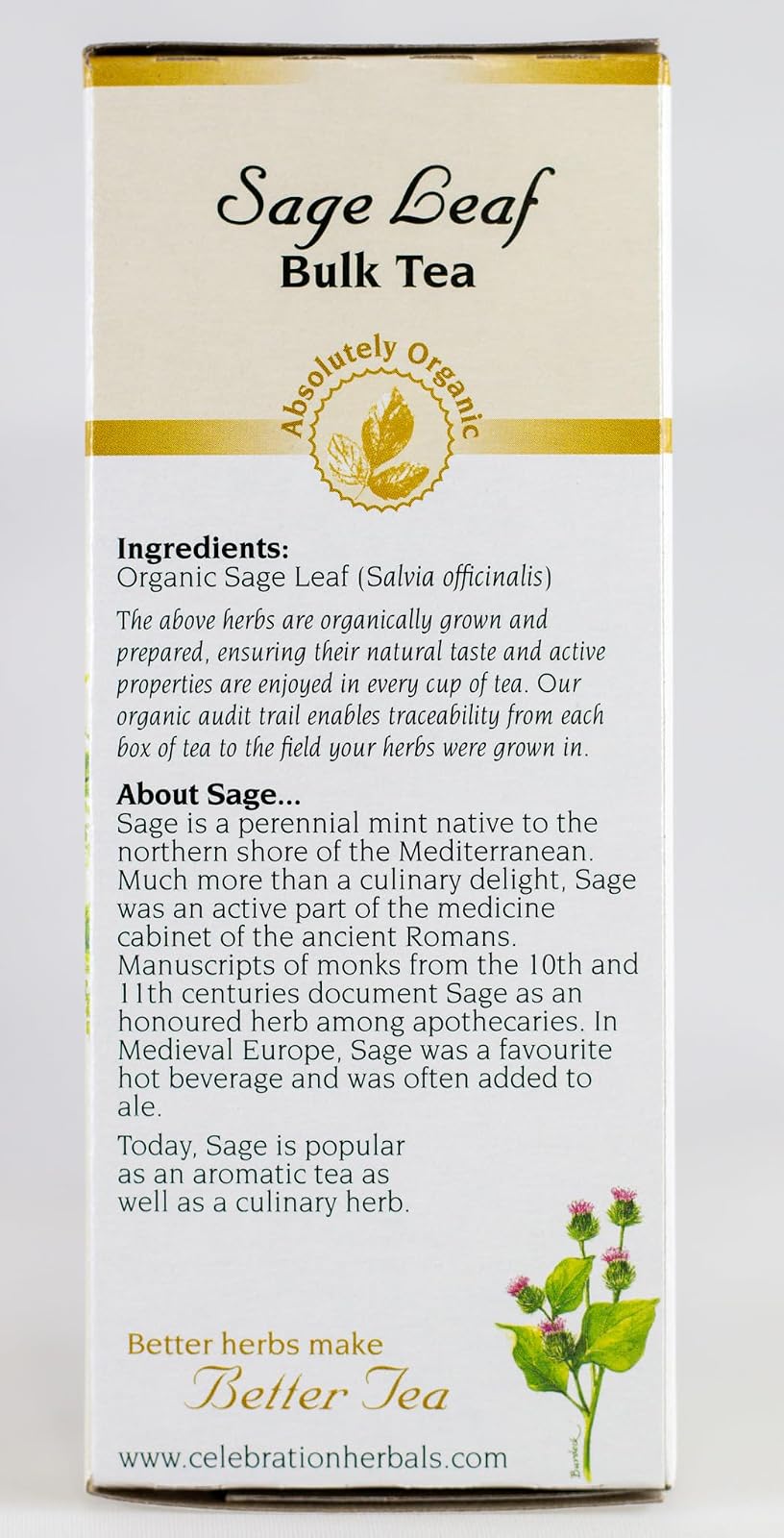 high-quality herbal sage tea