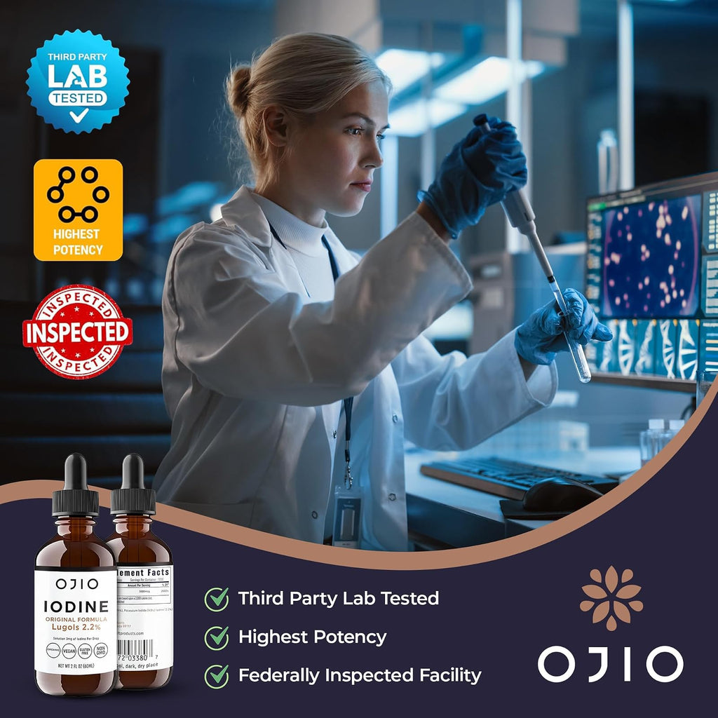 High-quality iodine solution for thyroid