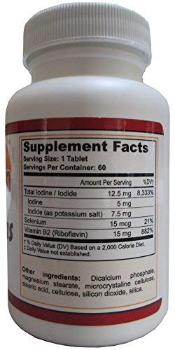 high-quality iodine supplement bottles