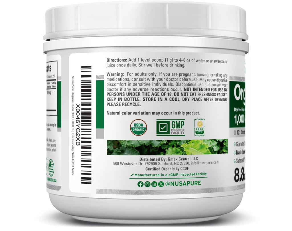 high-quality kale powder supplement