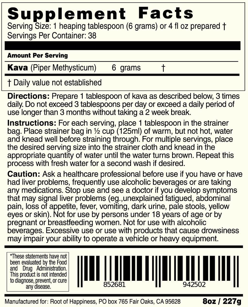 high-quality kava kava supplement