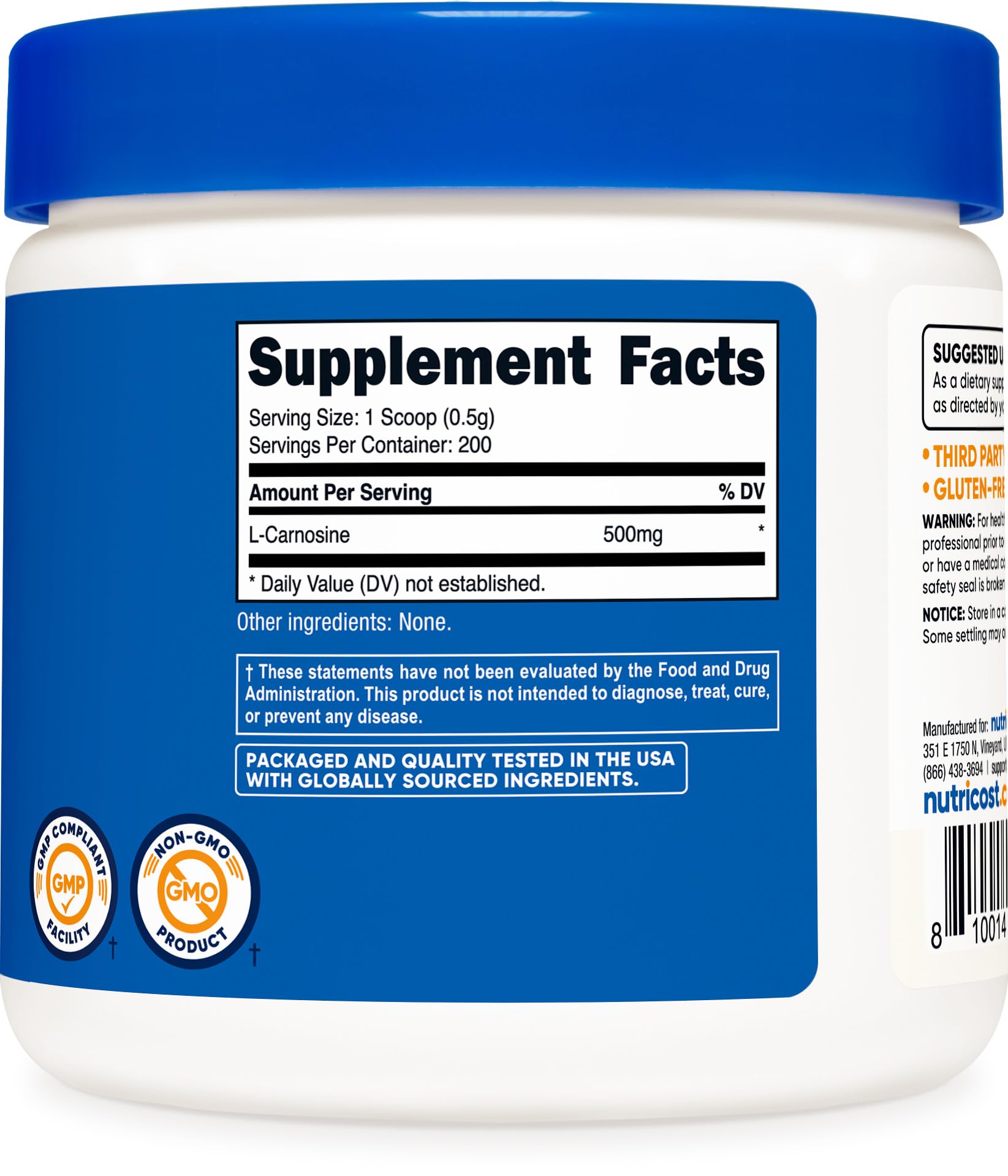 High-quality L-Carnosine for optimal performance