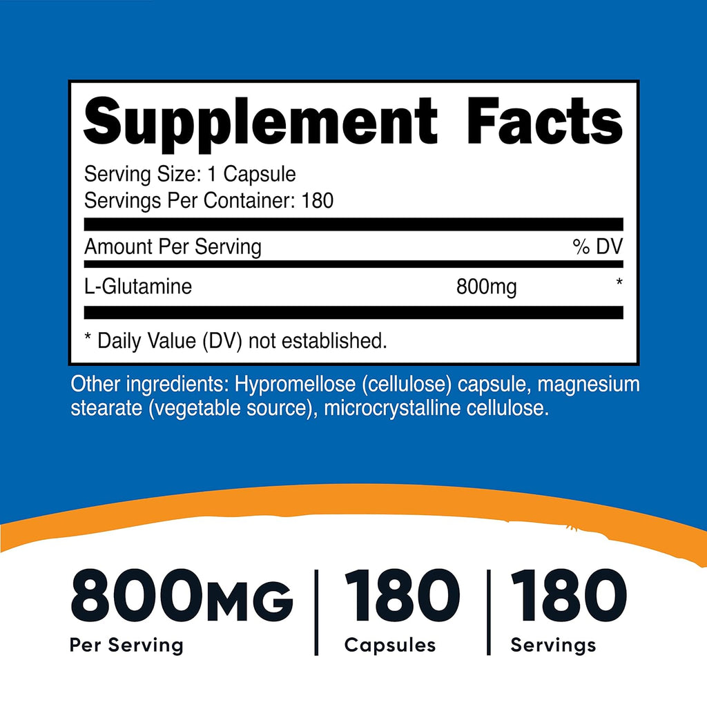high-quality l-glutamine capsules