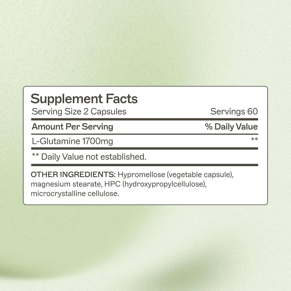 high-quality l-glutamine capsules