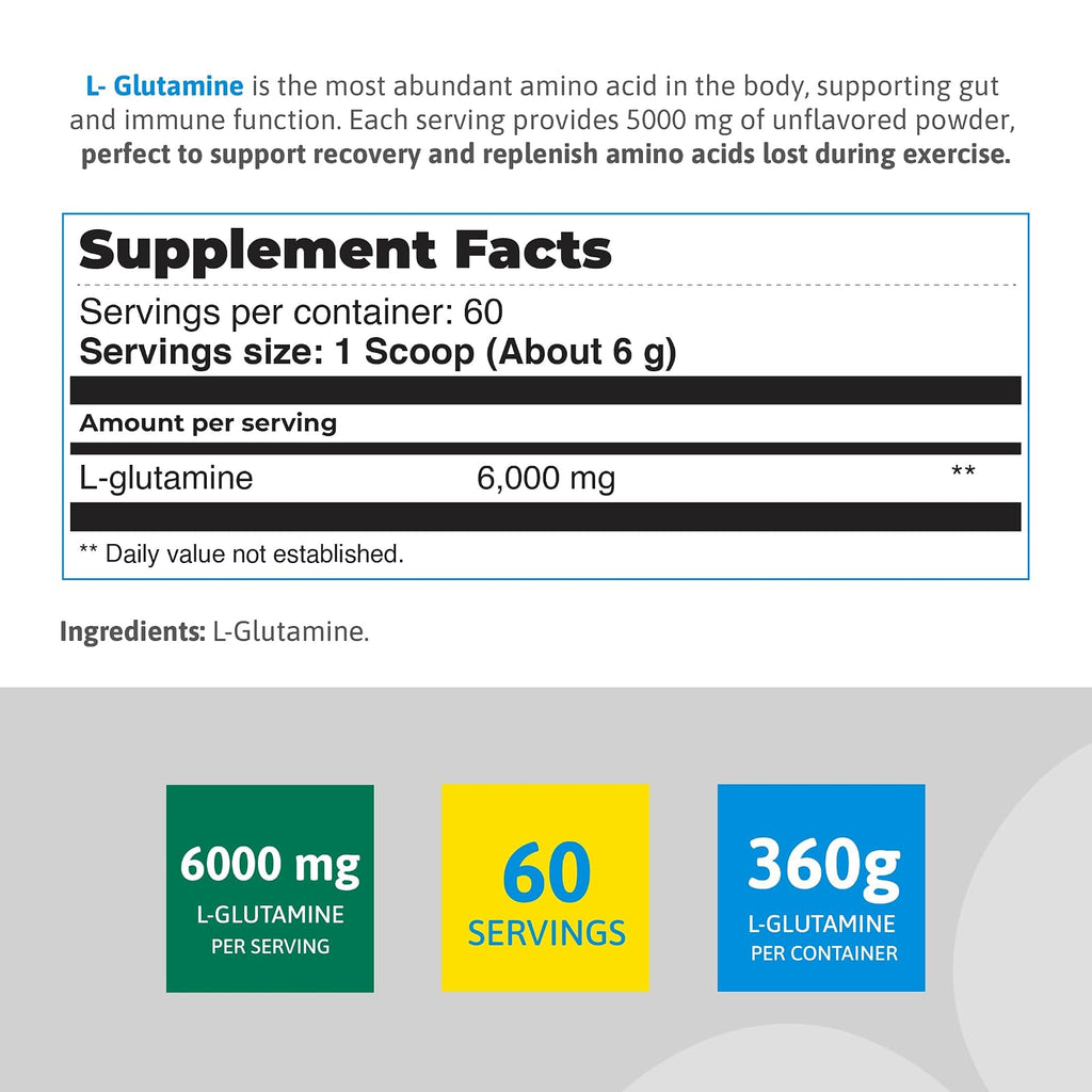 high-quality l-glutamine supplement