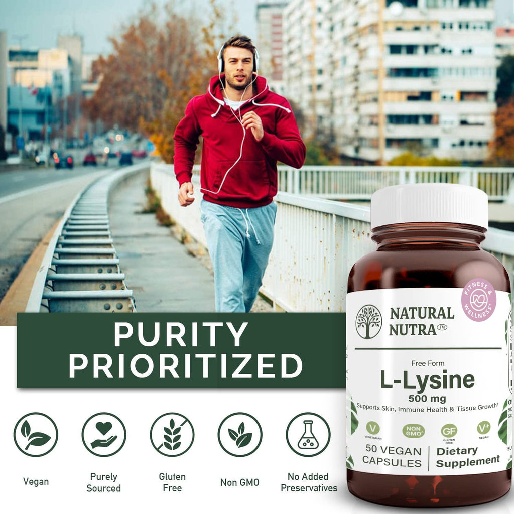high-quality l-lysine capsules for health