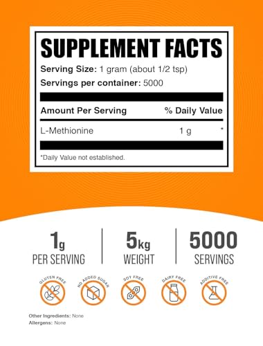 High-quality L-Methionine supplement for health